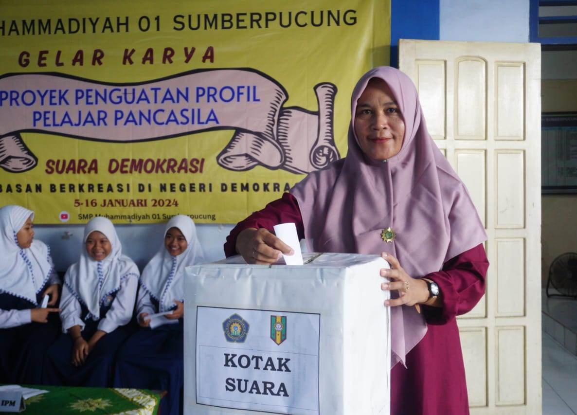 Project P5, SMP M-One Sumberpucung Gelar Musyran IPM - Tabloid Mata Hati