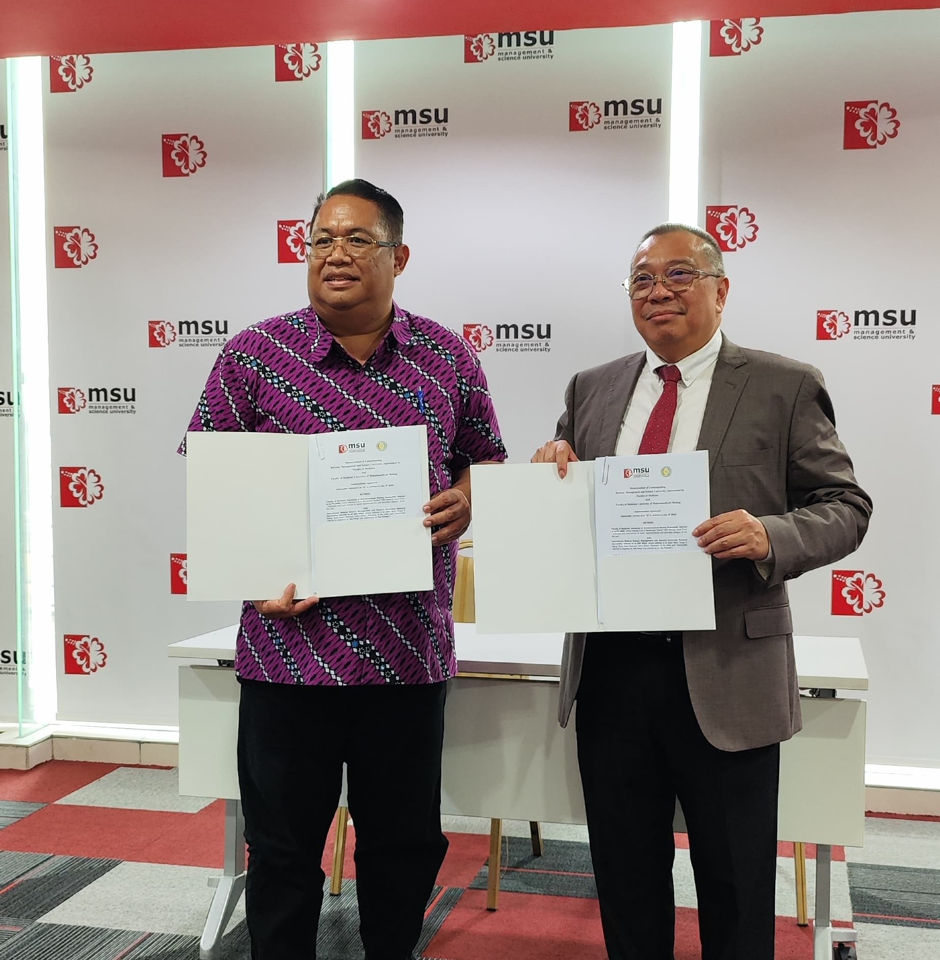 Internasionalisasi, FK UMM-IMS MSU Malaysia Teken MoU Tri Dharma ...